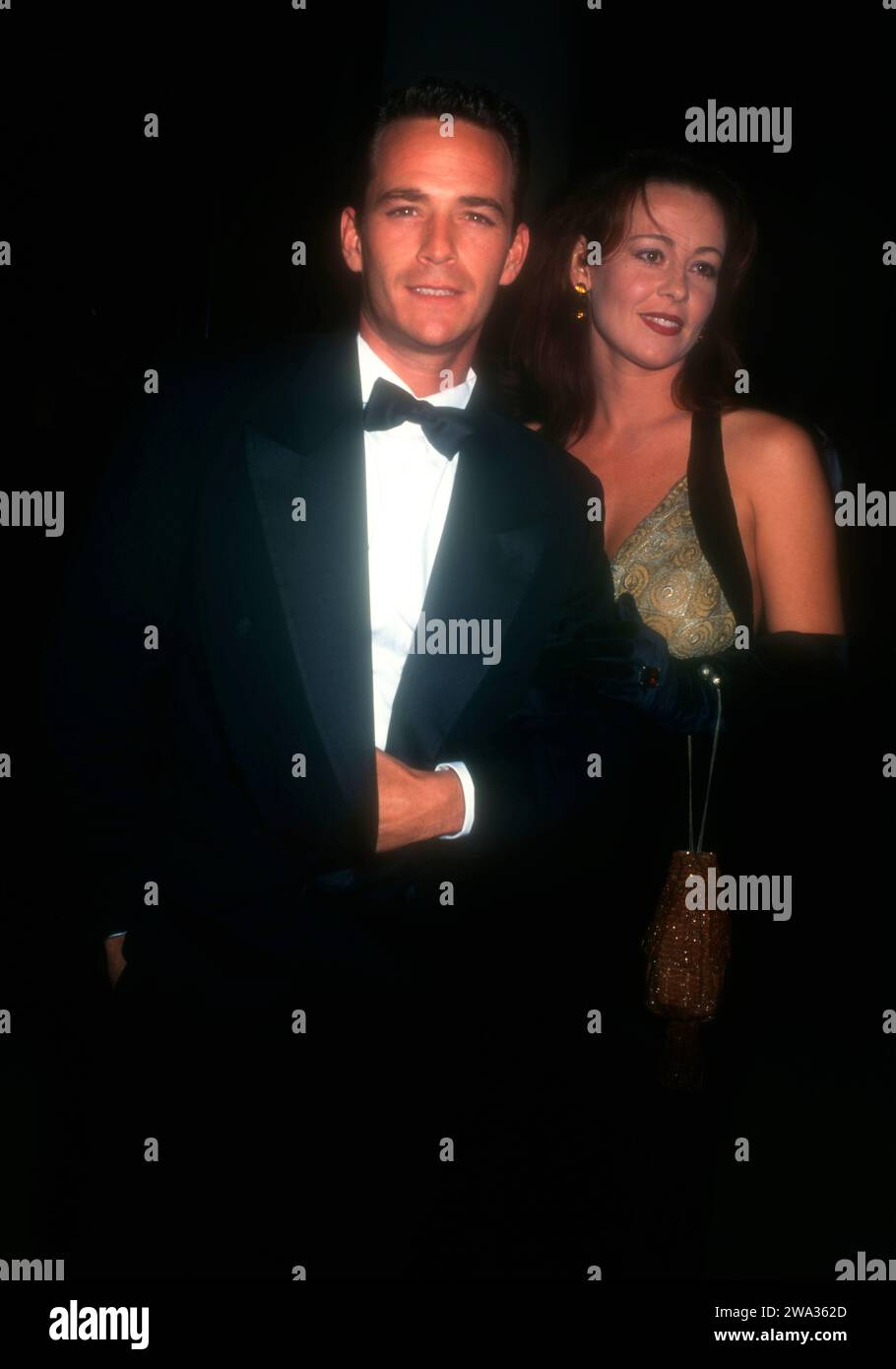 Beverly Hills California Usa 25th October 1996 Actor Luke Perry And Minnie Sharp Attend The