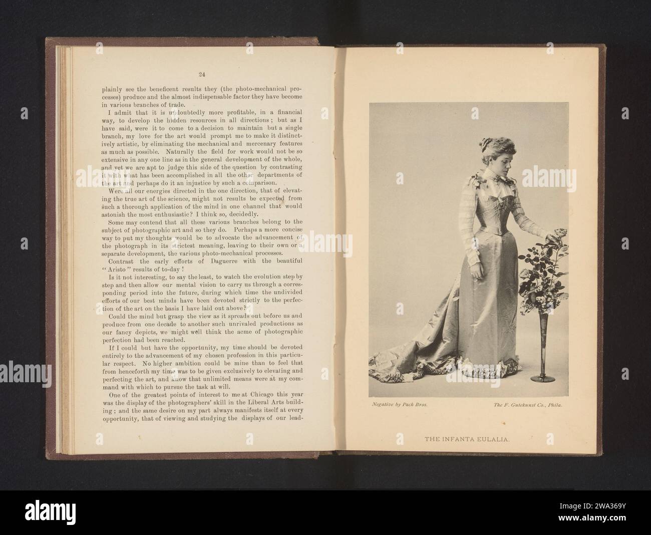 The infanta Eulalia, G.W. Pach, c. 1888 - in or before 1893 photomechanical print Philadelphia ...