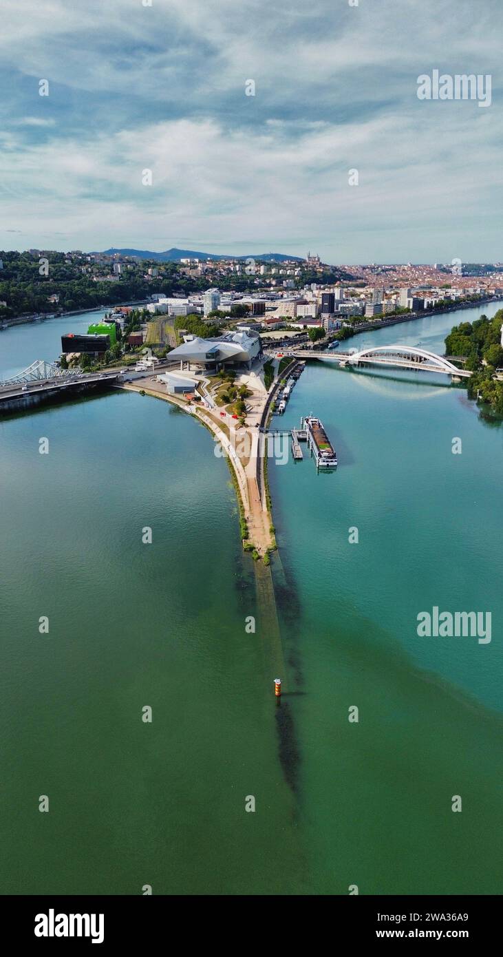 Lyon confluence hi-res stock photography and images - Alamy
