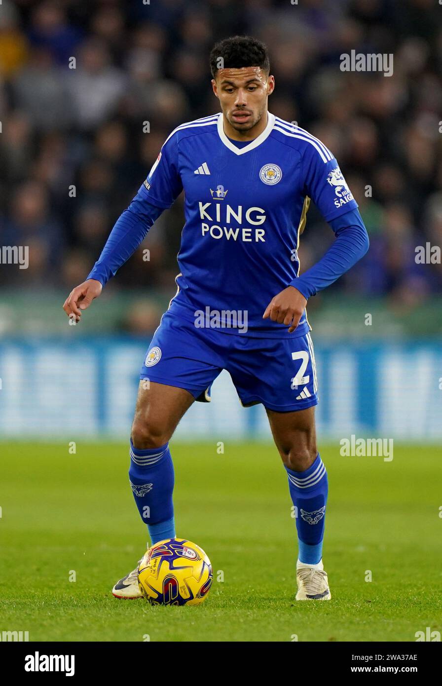 Leicester City's James Justin in action during the Sky Bet Championship ...