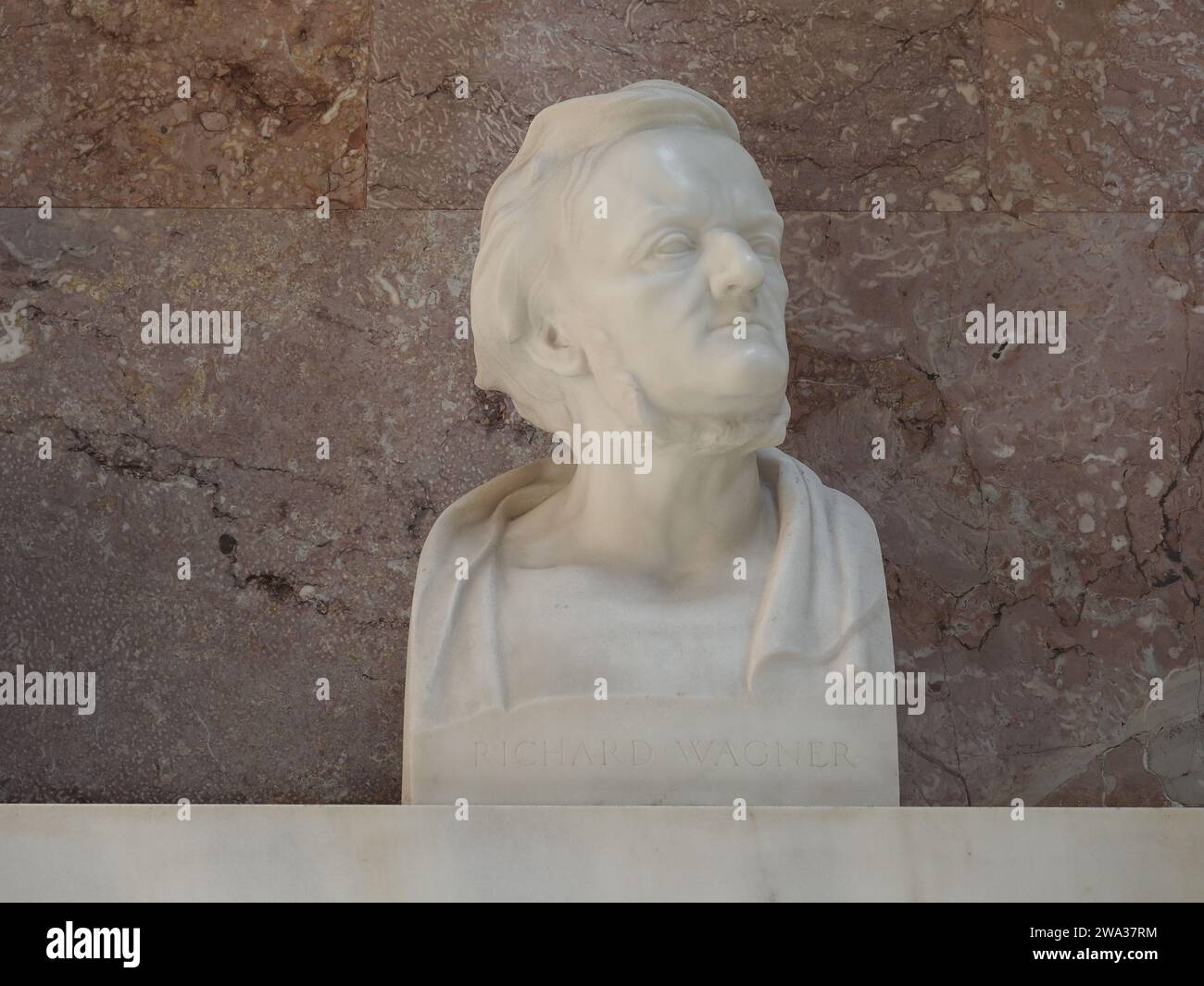 DONAUSTAUF, GERMANY - CIRCA JUNE 2022: Bust Of German Composer Richard ...