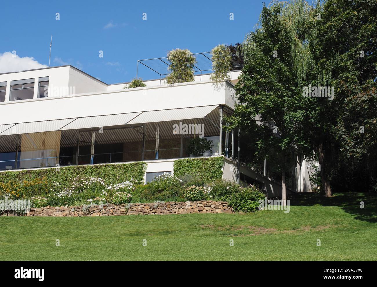 BRNO, CZECH REPUBLIC - CIRCA SEPTEMBER 2022: Villa Tugendhat Modernist ...