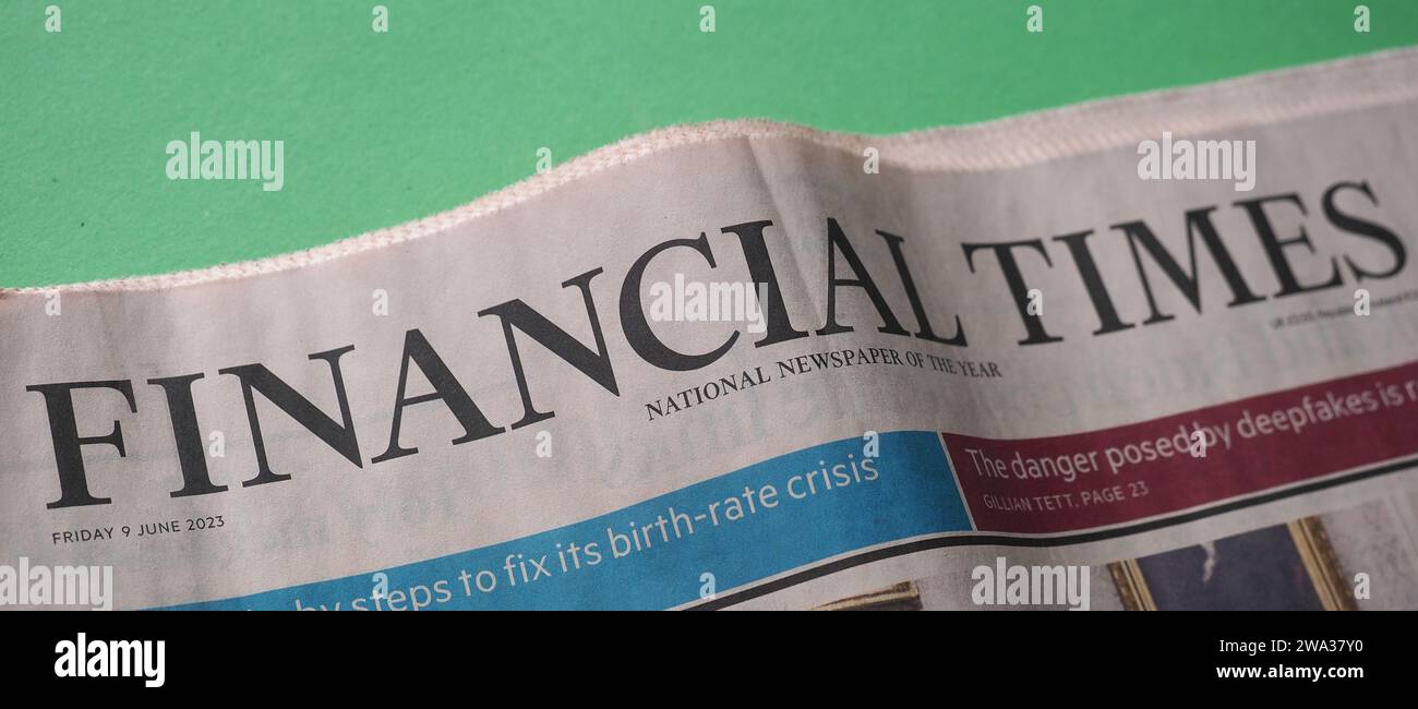 LONDON, UK - JULY 02, 2023: Financial Times Newspaper Stock Photo - Alamy
