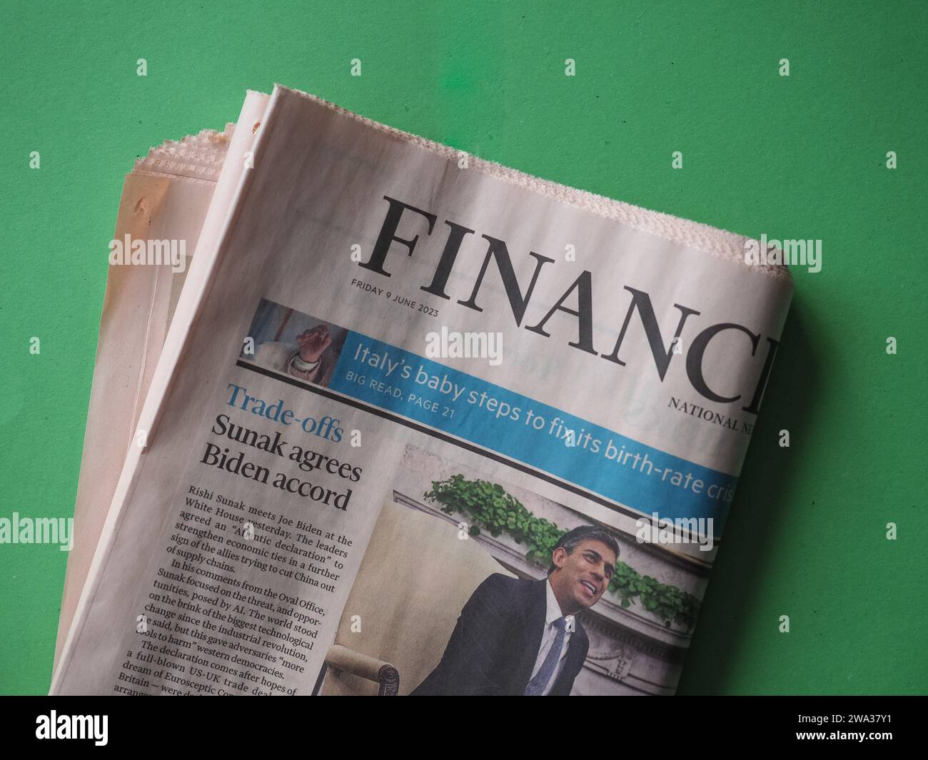 LONDON, UK - JULY 02, 2023: Financial Times Newspaper Stock Photo - Alamy