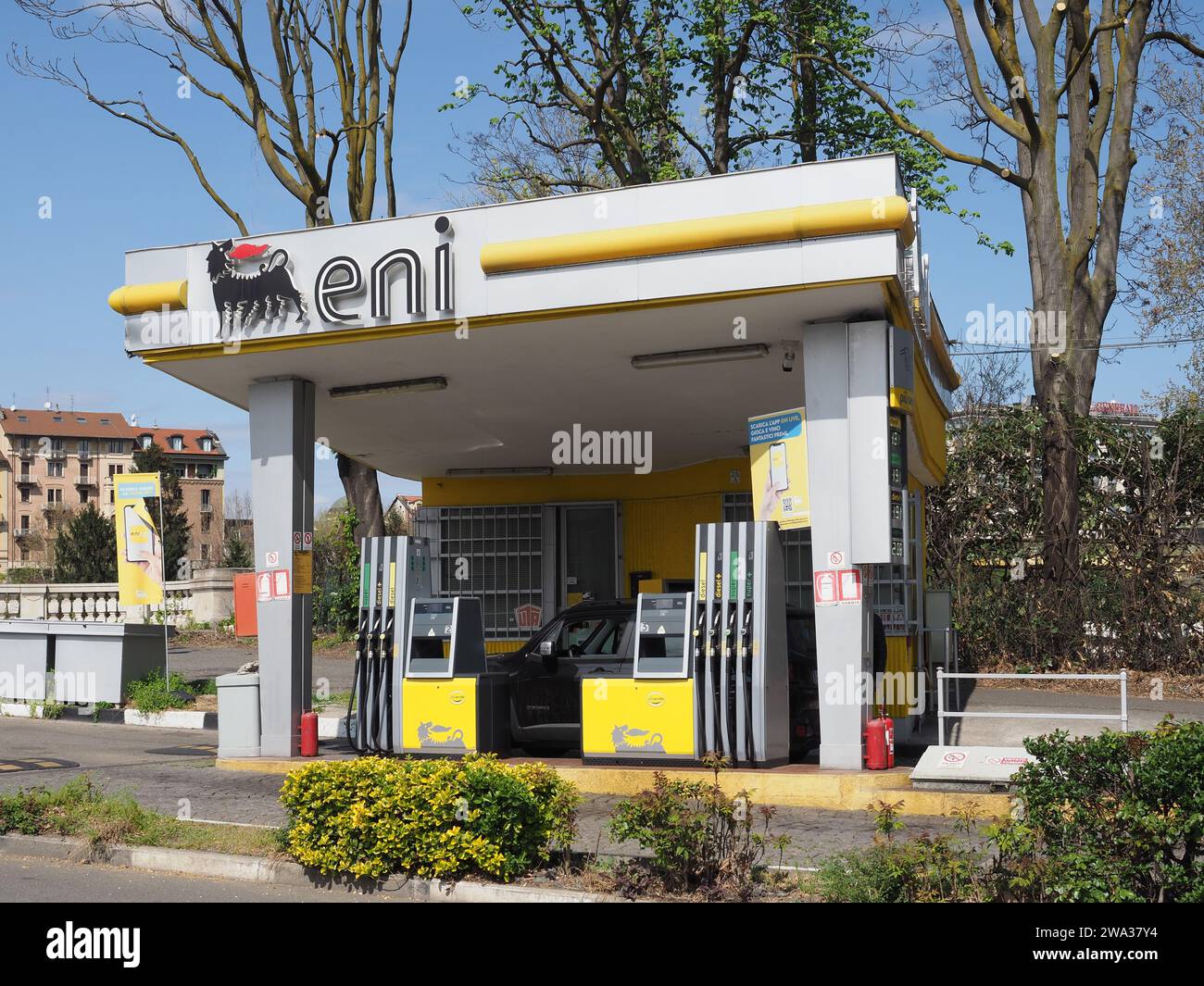 TURIN, ITALY - CIRCA APRIL 2023: Eni Gas Station Stock Photo - Alamy