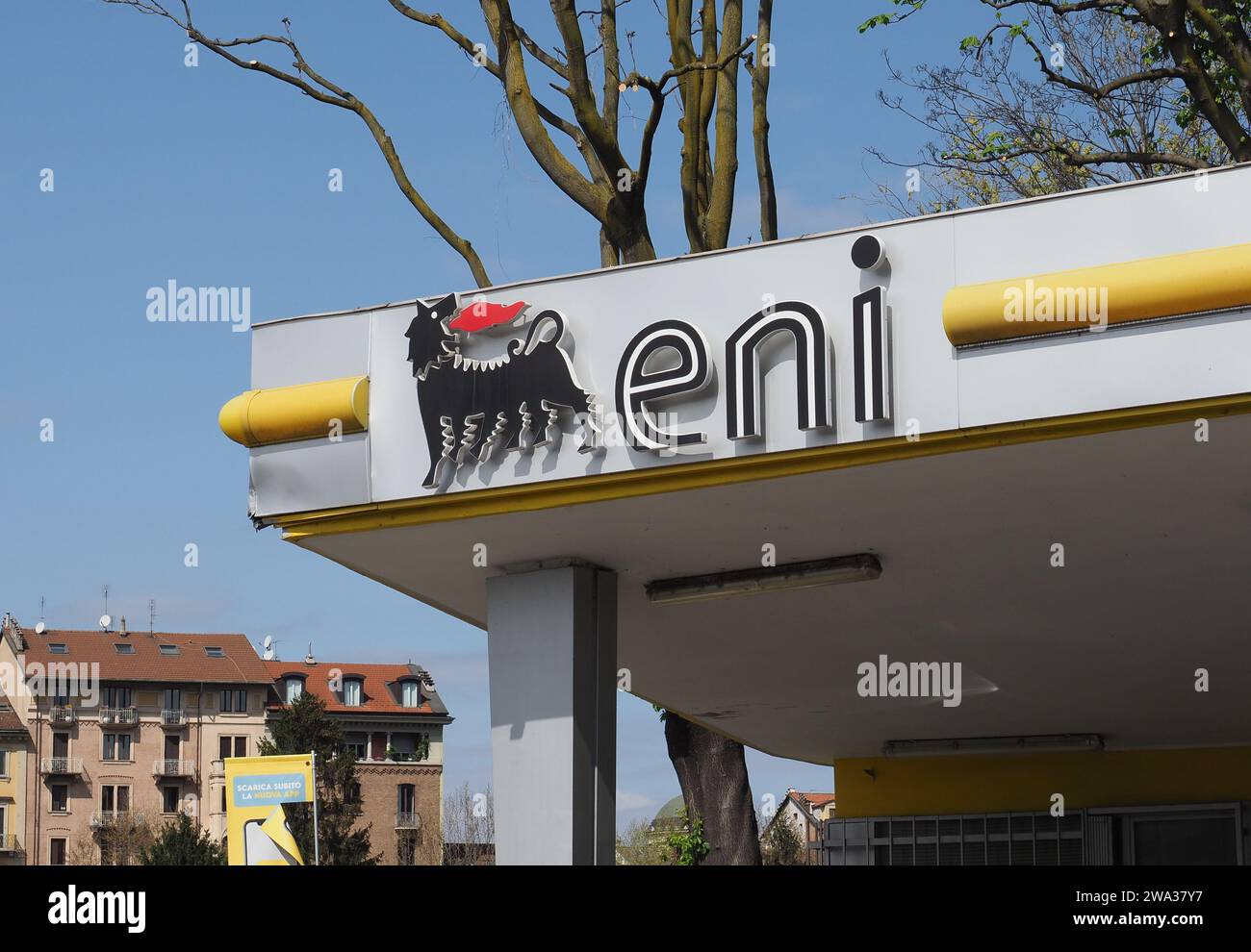 TURIN, ITALY - CIRCA APRIL 2023: Eni Gas Station Stock Photo - Alamy