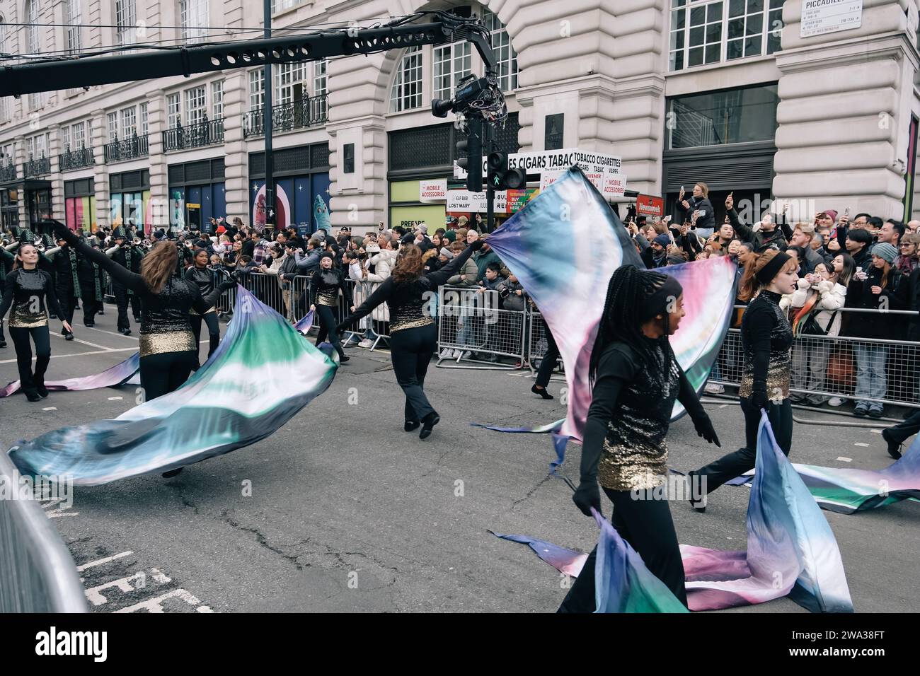 London, UK. 1st January, 2024 The New Years Day Parade takes place in ...