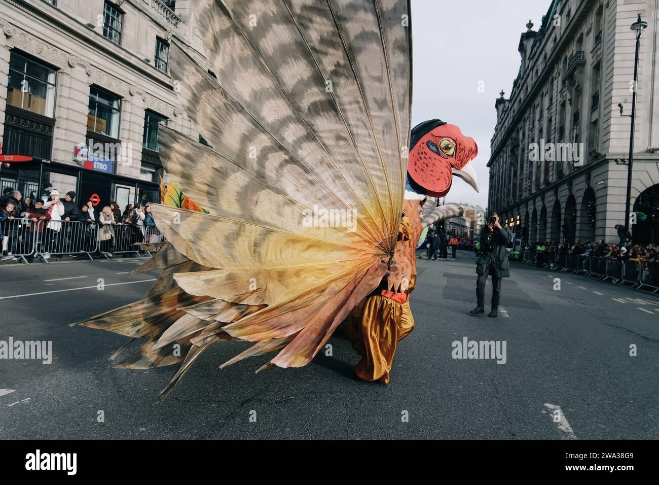 London, UK. 1st January, 2024 The New Years Day Parade takes place in ...