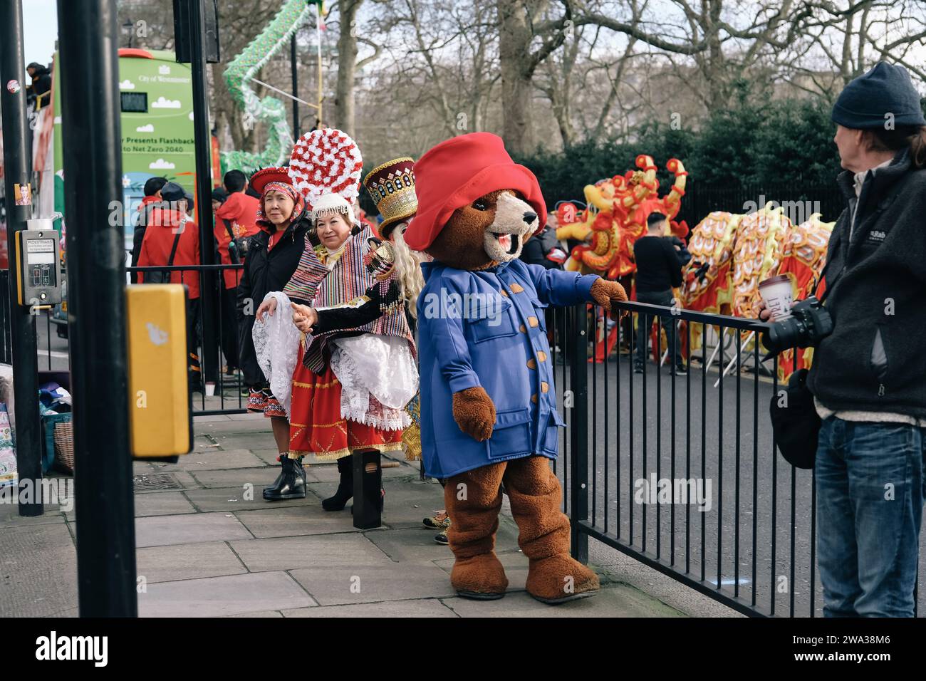 London, UK. 1st January, 2024 The New Years Day Parade takes place in ...