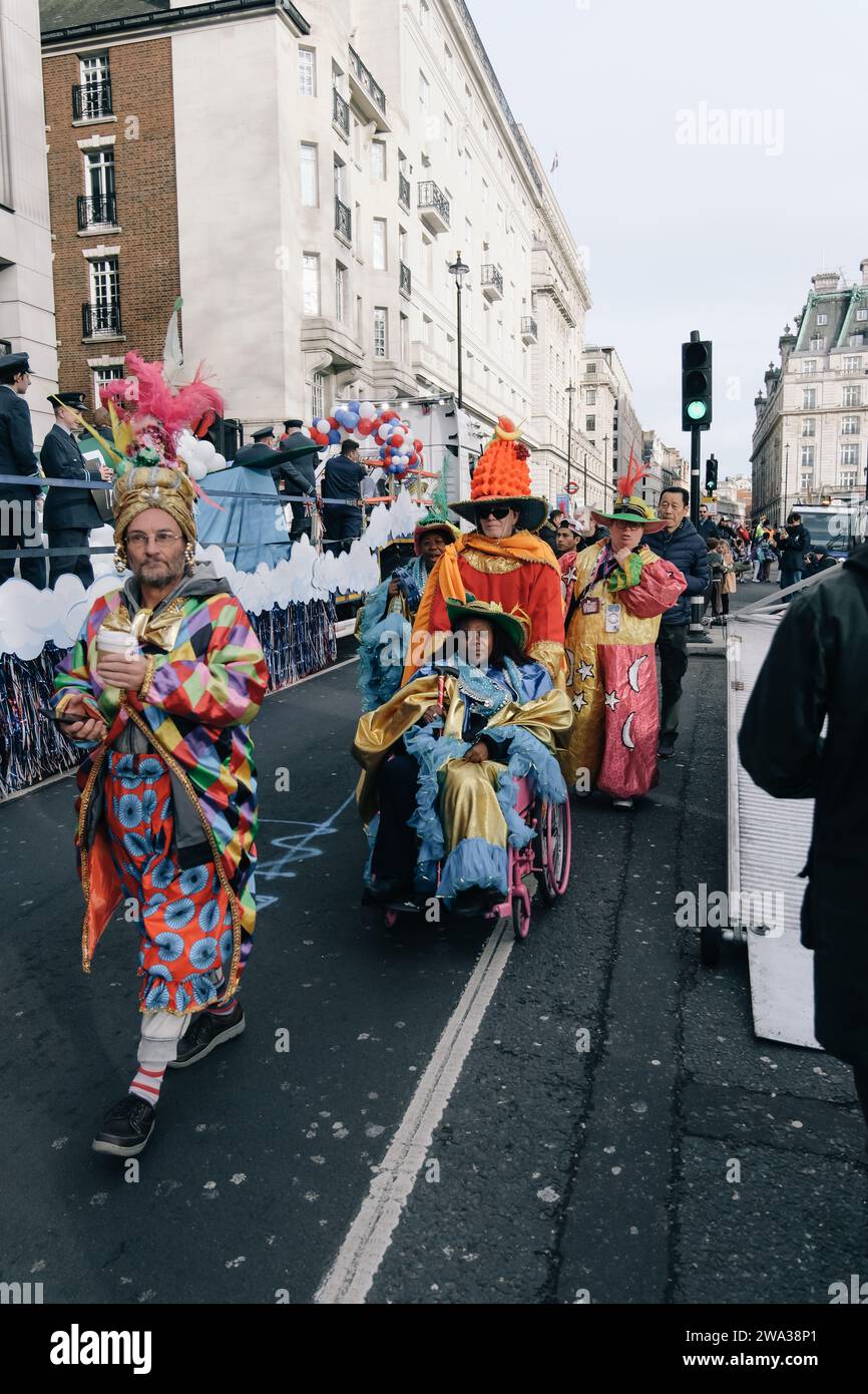 London, UK. 1st January, 2024 The New Years Day Parade takes place in ...