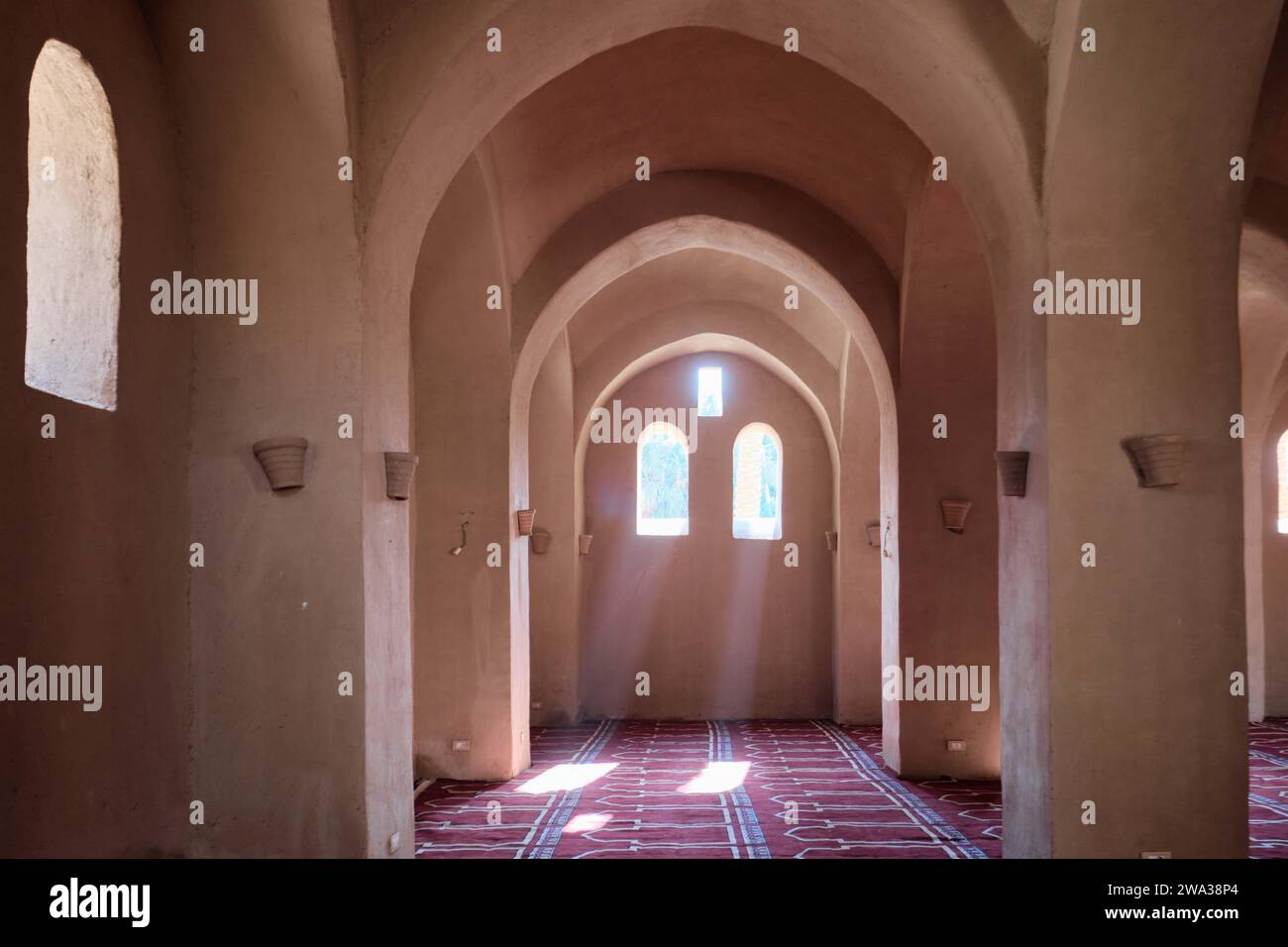 Luxor, Egypt - December 26 2023: New Gourna Village Mosque designed by ...