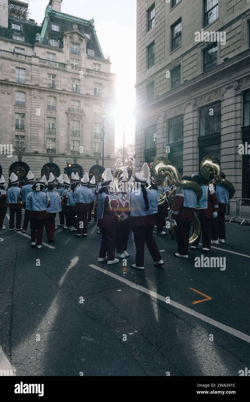 London, UK. 1st January, 2024 The New Years Day Parade takes place in ...