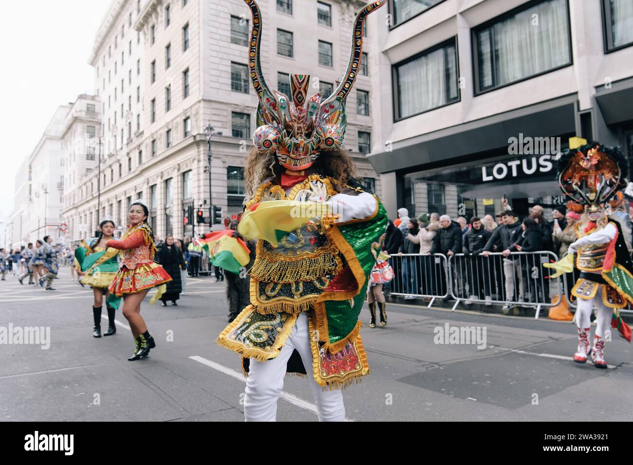 London, UK. 1st January, 2024 The New Years Day Parade takes place in ...