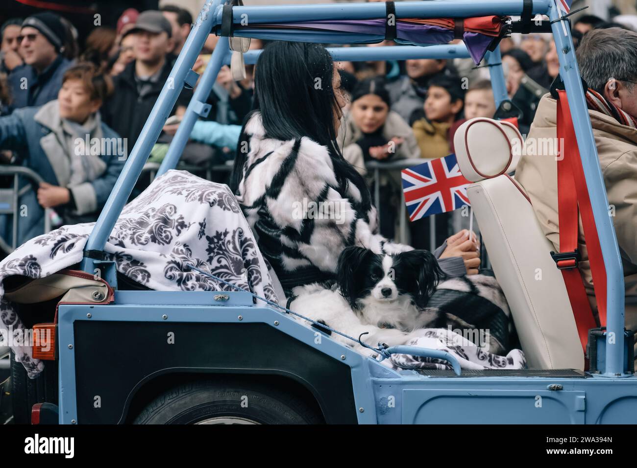 London, UK. 1st January, 2024 The New Years Day Parade takes place in ...
