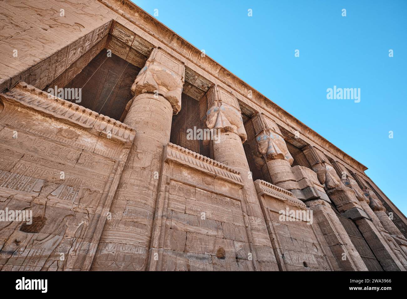 Qena, Egypt - December 27 2023: Dendera temple or Temple of Hathor ...