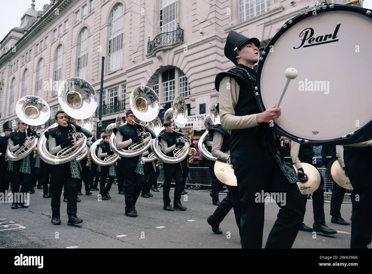 London, UK. 1st January, 2024 The New Years Day Parade takes place in ...