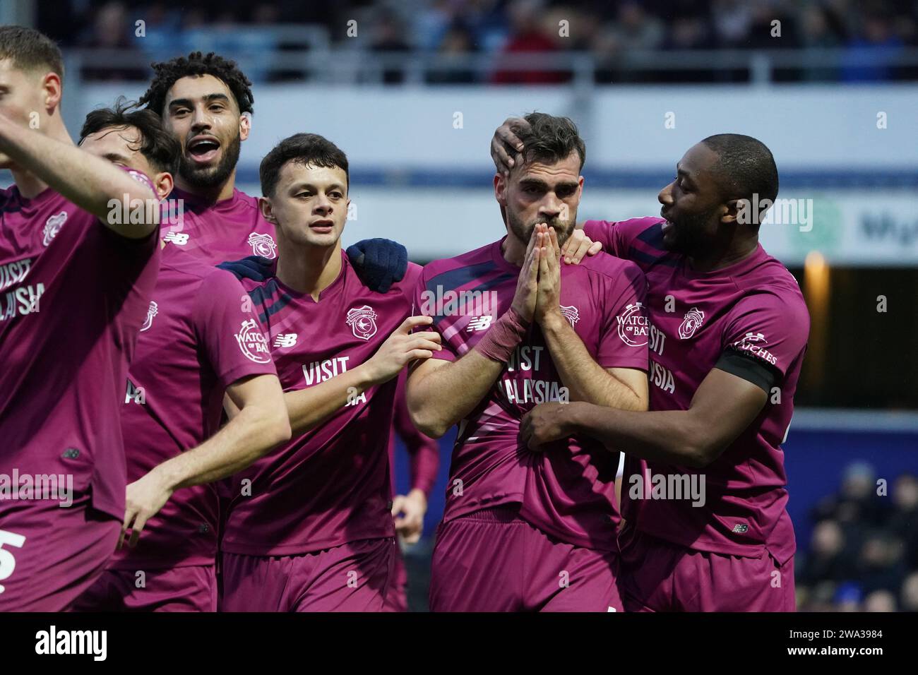 LONDON, ENGLAND - JANUARY 1: Dimitris Goutas of Cardiff City ...