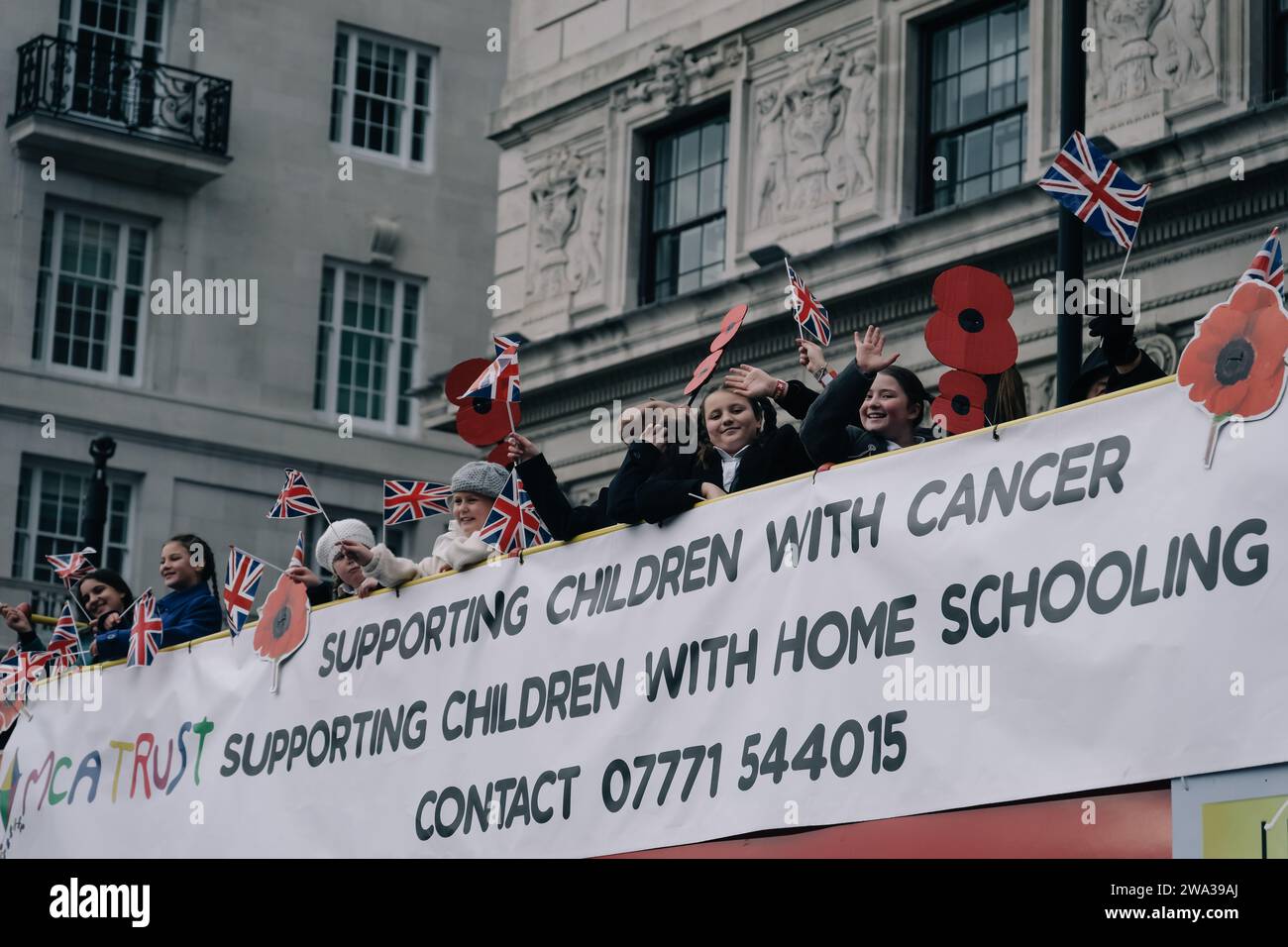 London, UK. 1st January, 2024 The New Years Day Parade takes place in ...