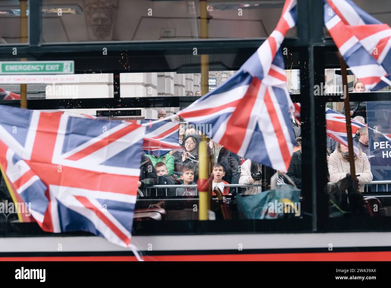 London, UK. 1st January, 2024 The New Years Day Parade takes place in ...