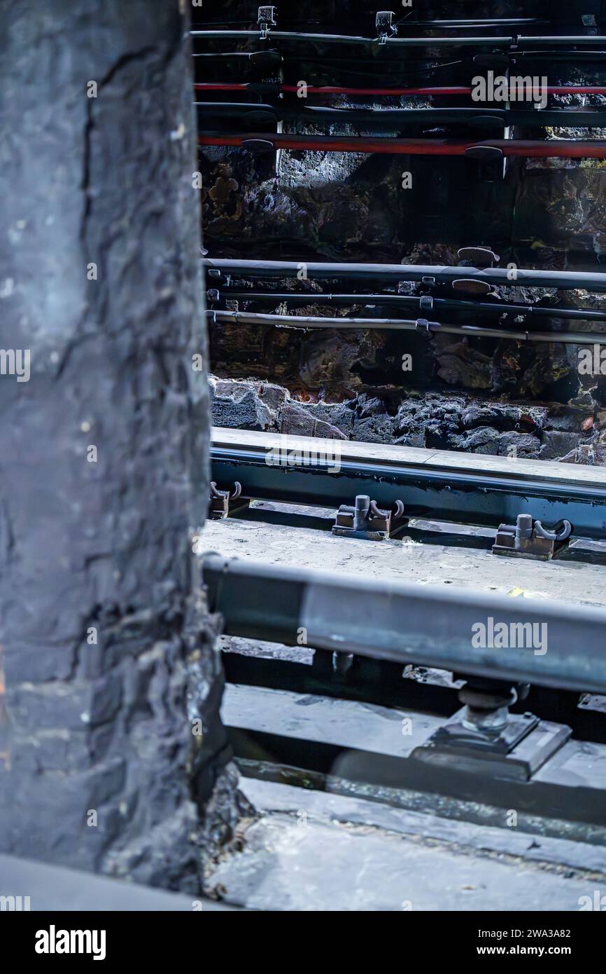 Brunel Tunnel from Rotherhithe Overground Station to Wapping. The first ...