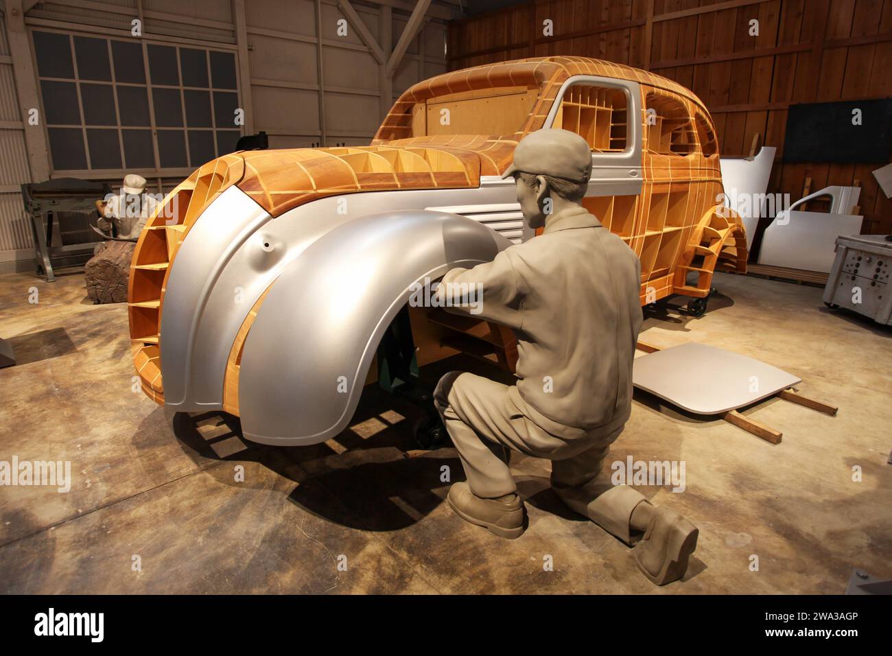 Inside the Toyota Commemorative Museum of Industry and Technology with ...