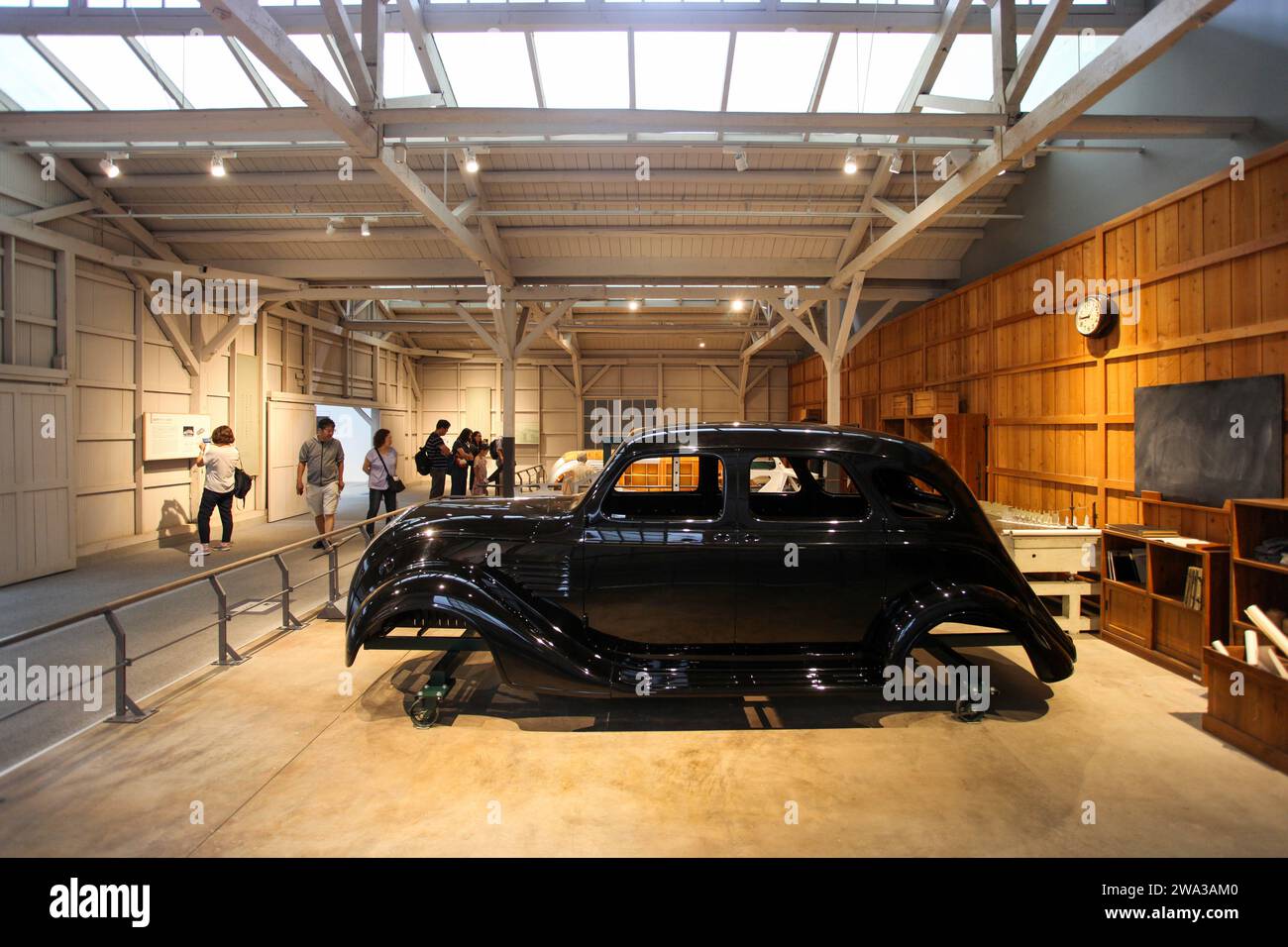 Inside the Toyota Commemorative Museum of Industry and Technology with ...
