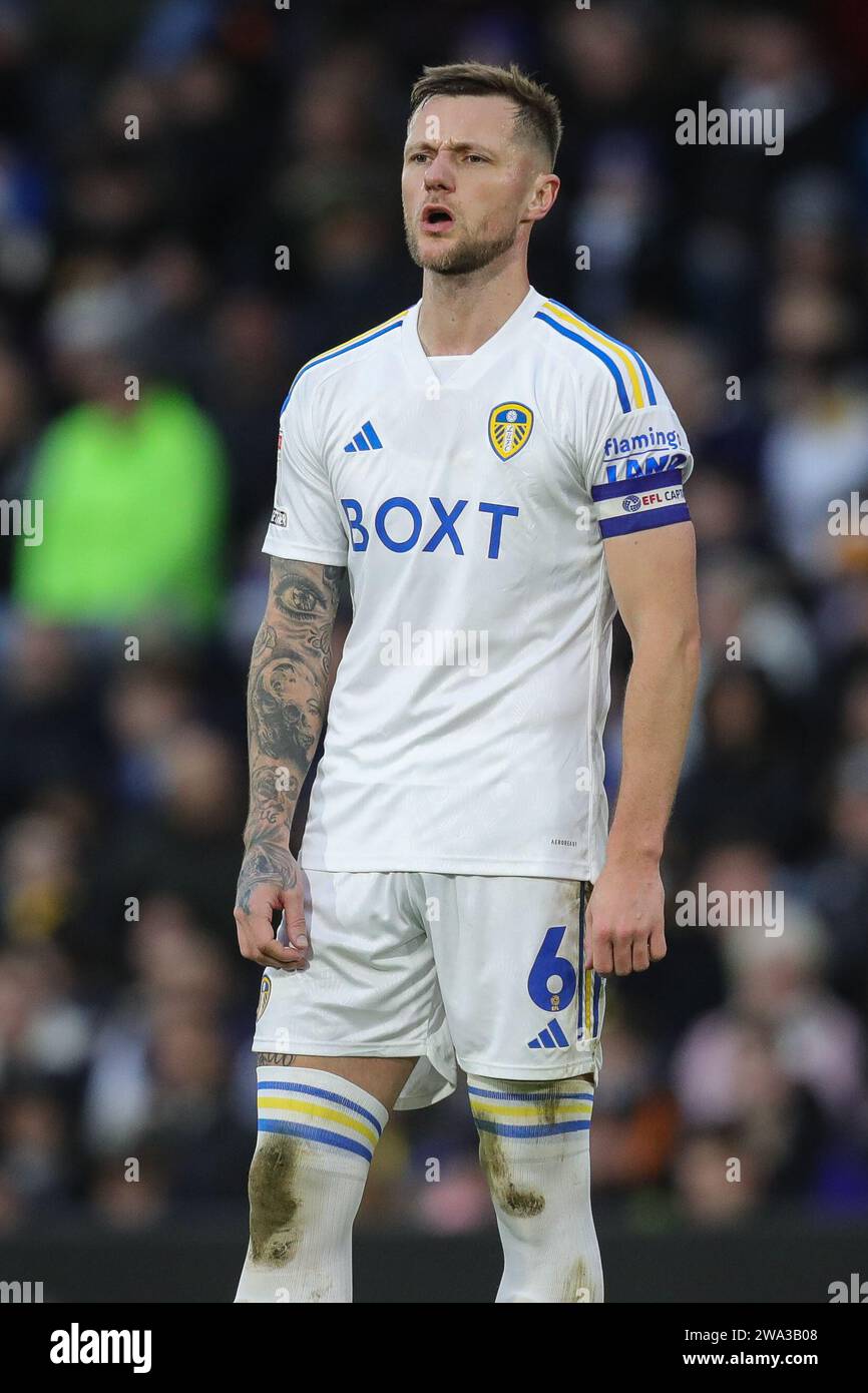 Liam Cooper of Leeds United during the Sky Bet Championship match Leeds ...