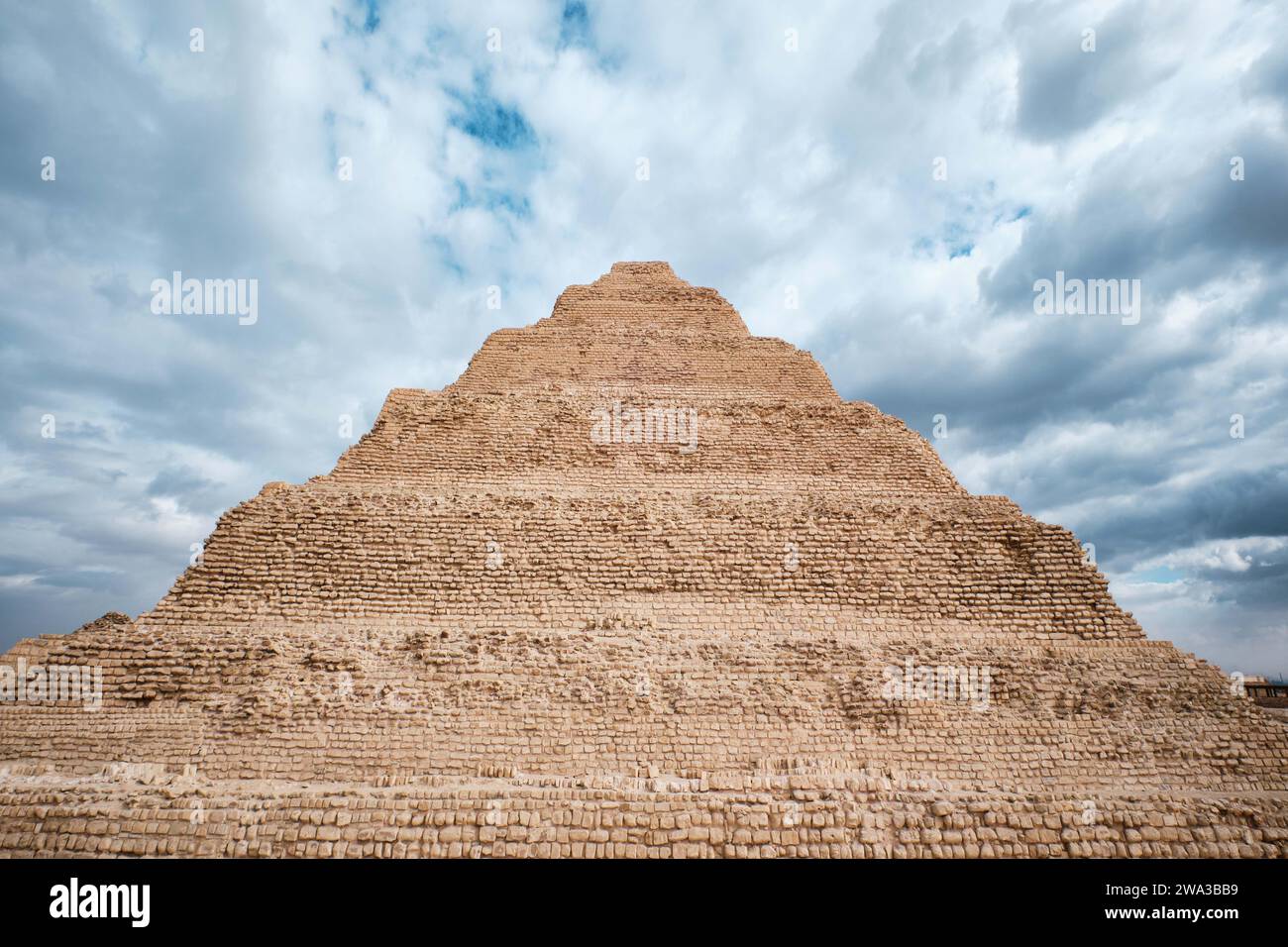 Saqqara, Egypt - January 2, 2024: The Pyramid of Djoser (or Djeser and ...
