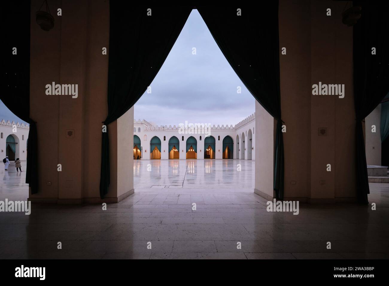 Cairo, Egypt - January 04, 2024: The Mosque of Al Hakim, (Al Anwar ...