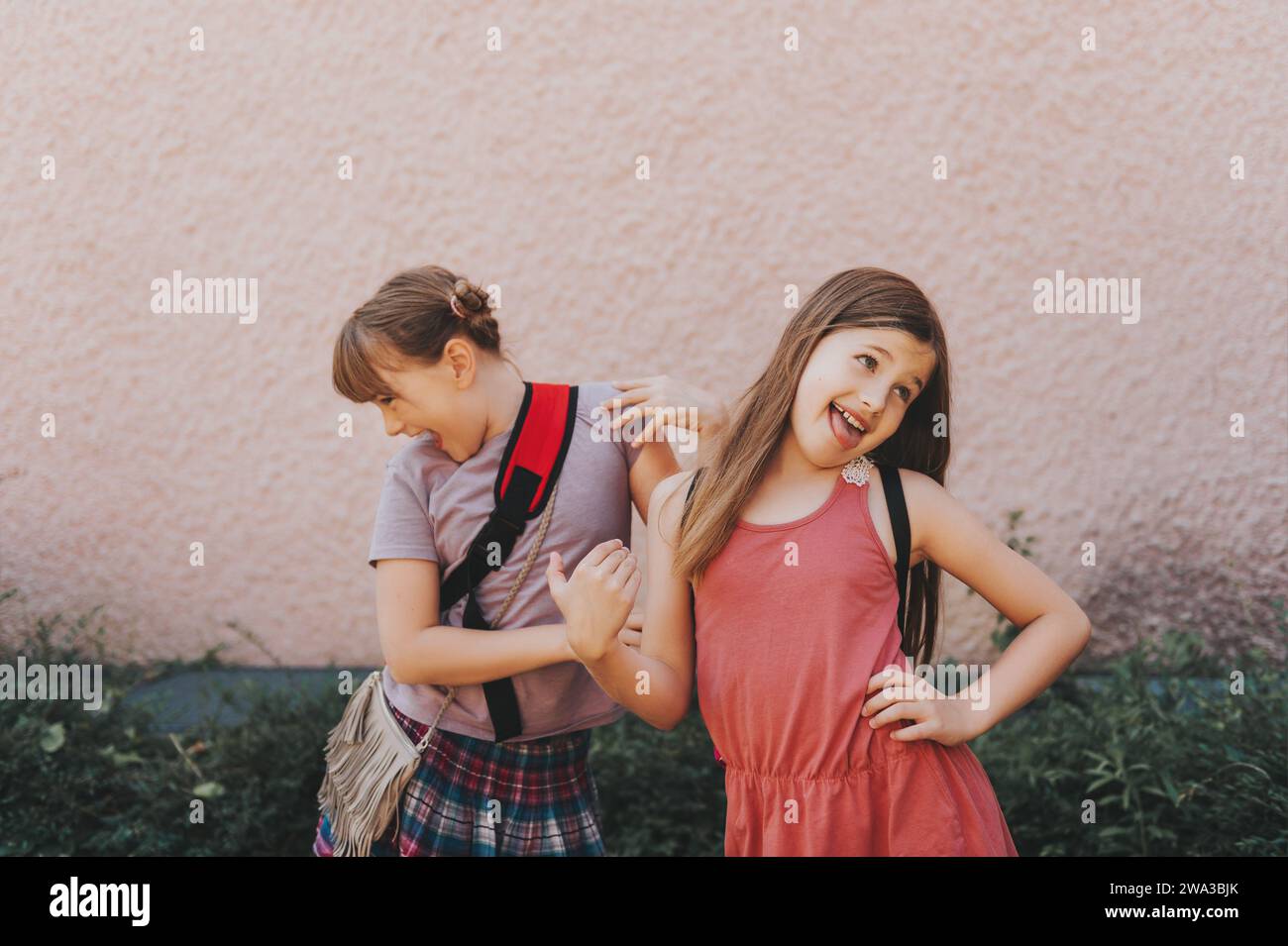 Schoolgirls having fun hi-res stock photography and images - Alamy