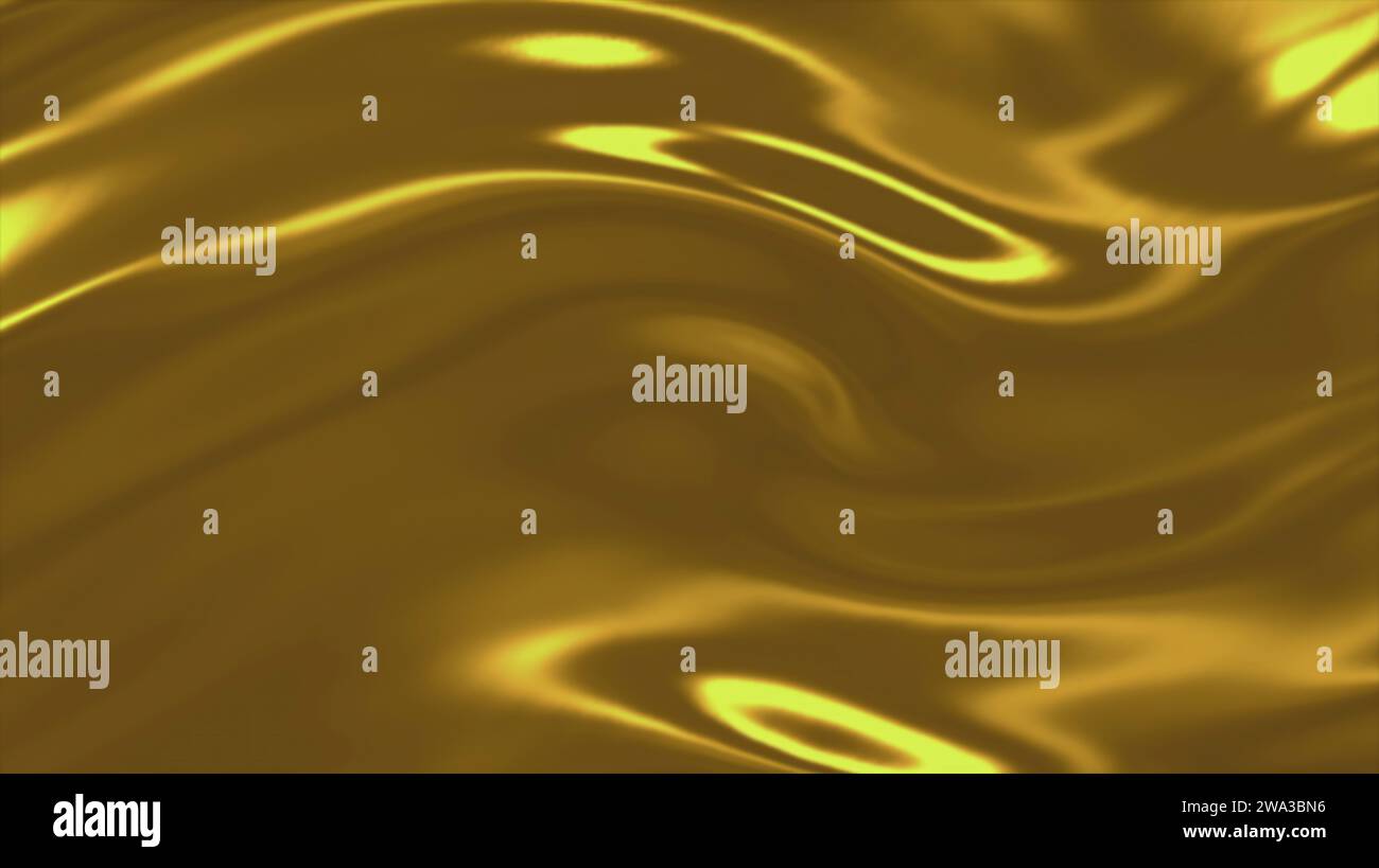 The gold wave of smooth silk, satin and soft fabric Stock Photo - Alamy