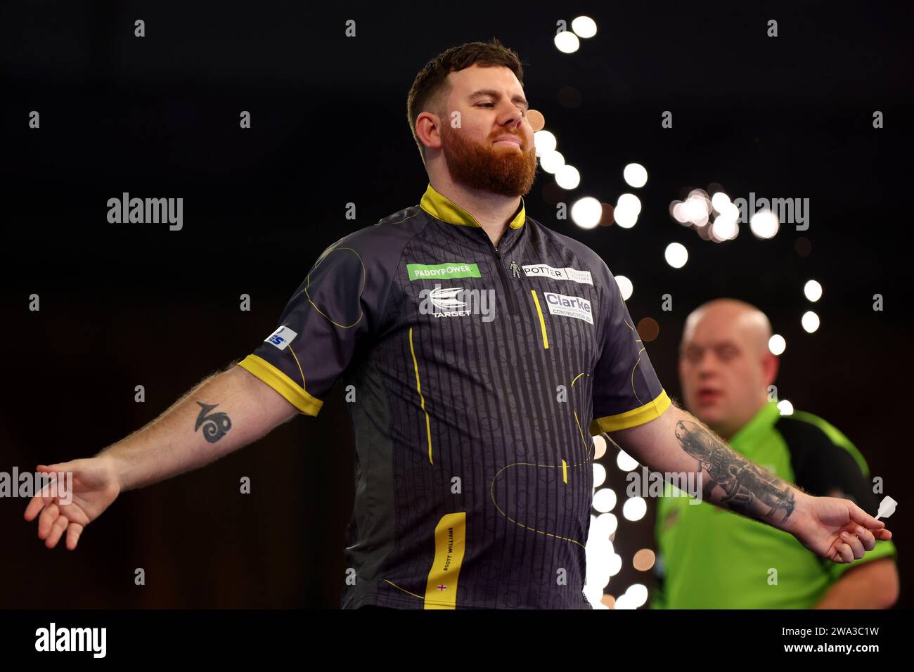 Alexandra Palace, London, UK. 1st Jan, 2024. 2023/24 PDC Paddy Power ...