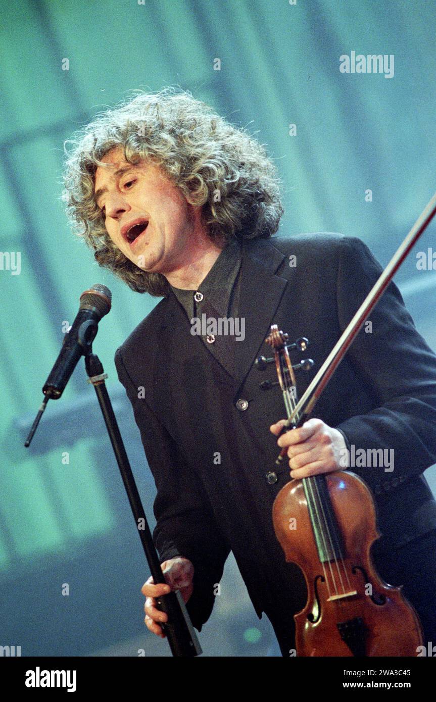Milan Italy 1999-03-15: Angelo Branduardi,italian singer, during the ...