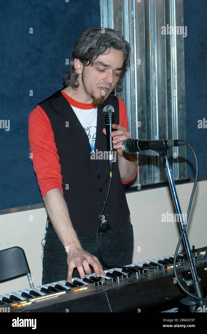 Milan Italy 2003-04-07: Morgan, Marco Castoldi, Italian singer, during ...