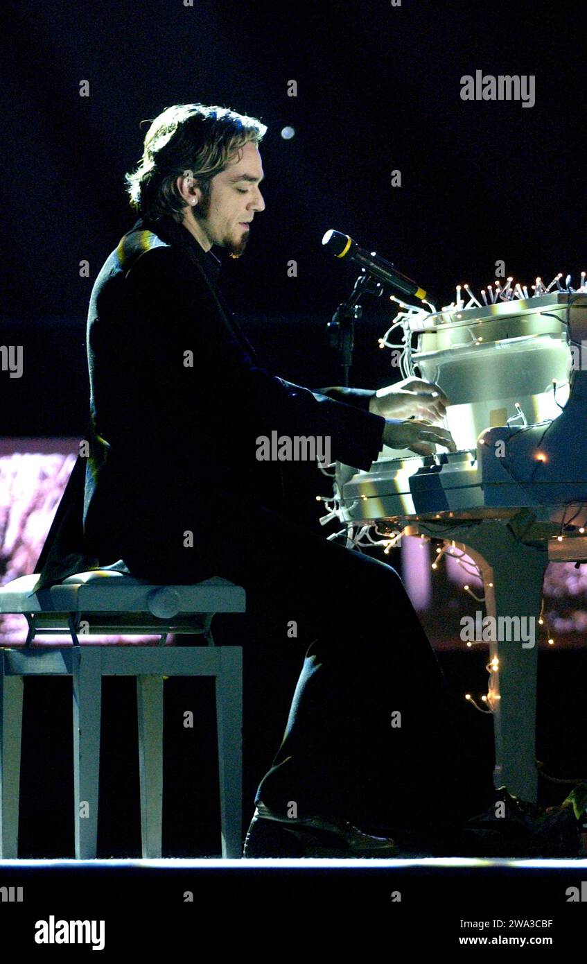 Milan Italy 2003-12-15: Morgan, Marco Castoldi, Italian singer, during ...