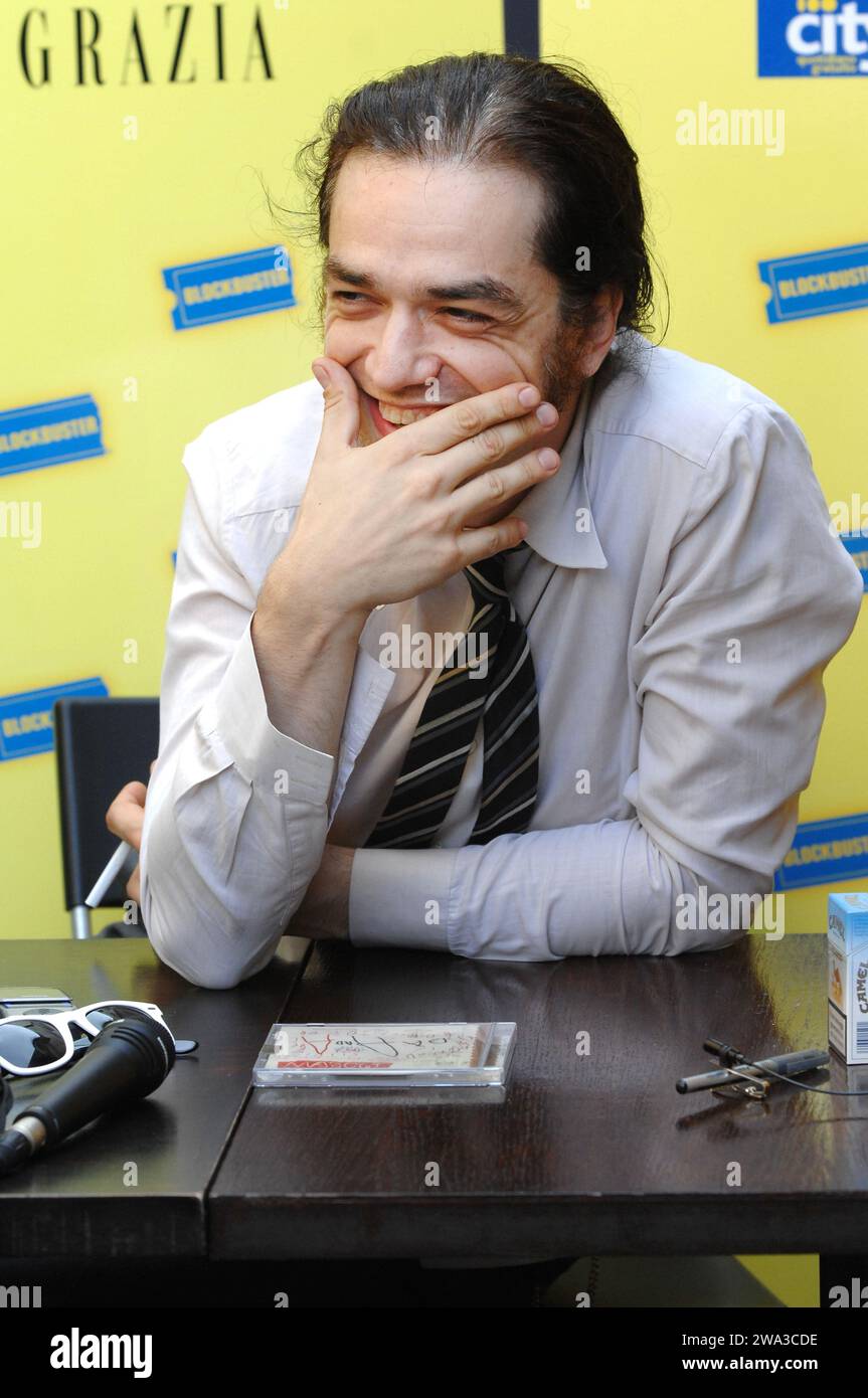 Milan Italy 2007-06-25: Morgan, Marco Castoldi, Italian singer, during ...