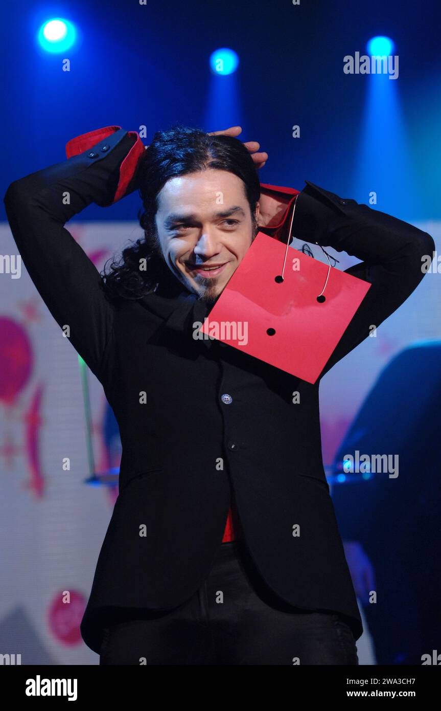 Milan Italy 2007-05-29: Morgan, Marco Castoldi, Italian singer, during ...