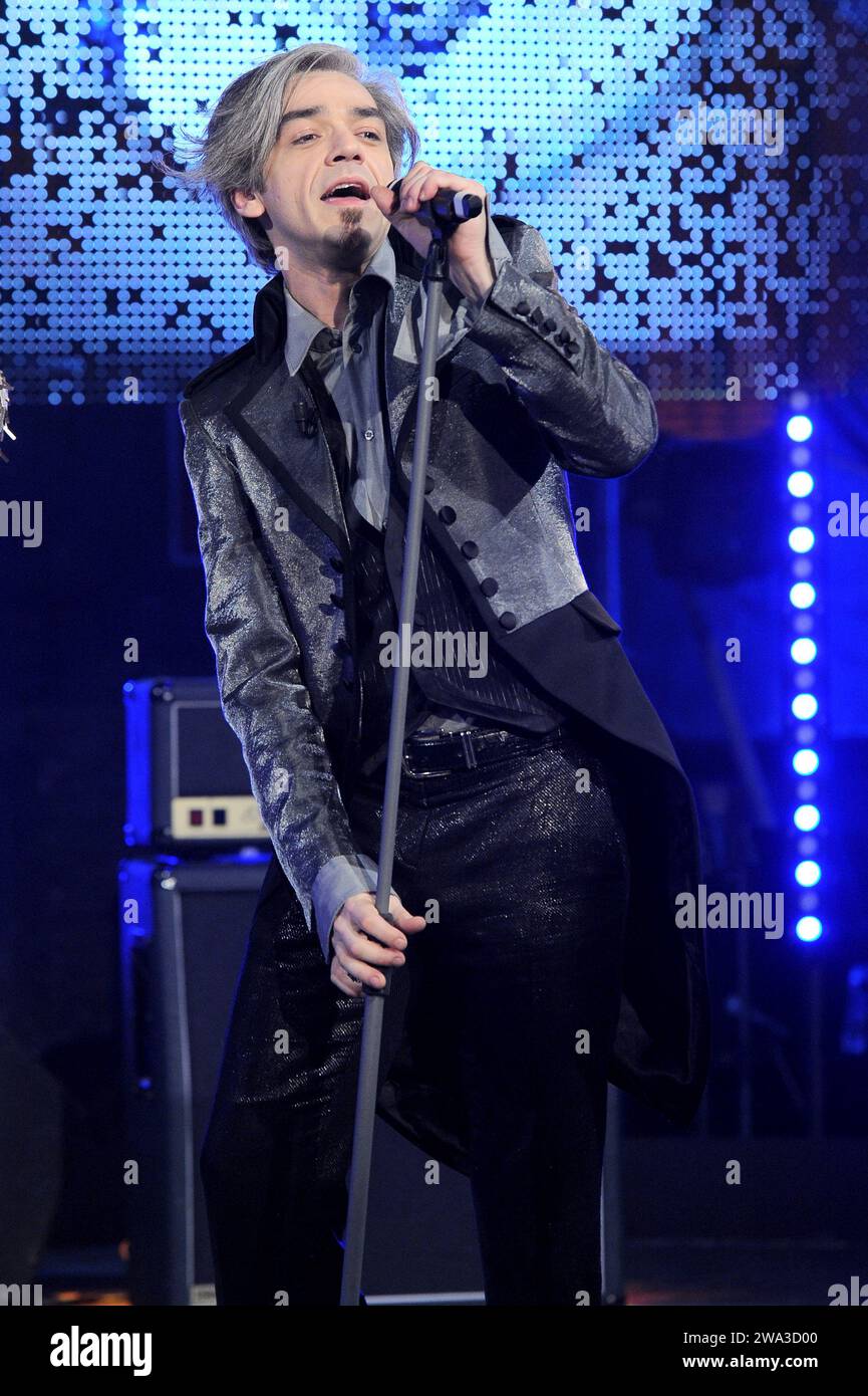 Milan Italy 2009-04-03: Morgan, Marco Castoldi, Italian singer, during ...