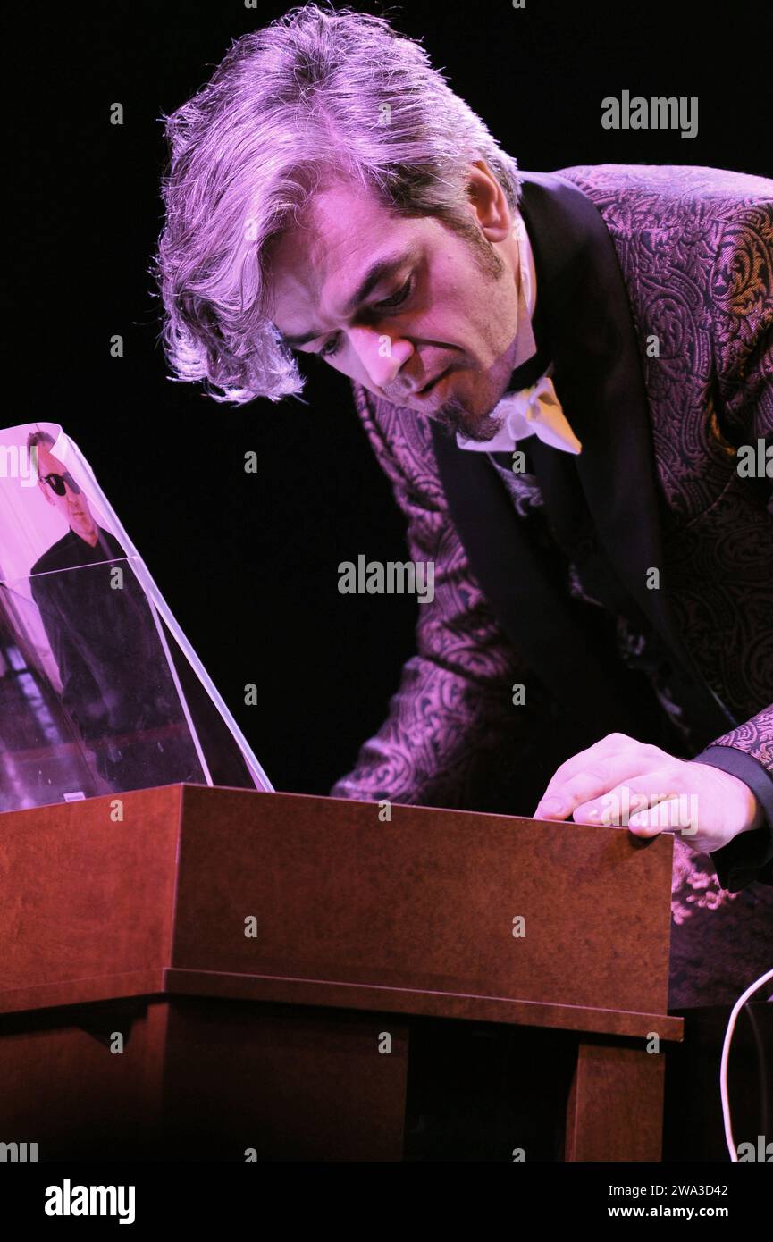 Milan Italy 2010-11-15: Morgan, Marco Castoldi, Italian singer, during ...