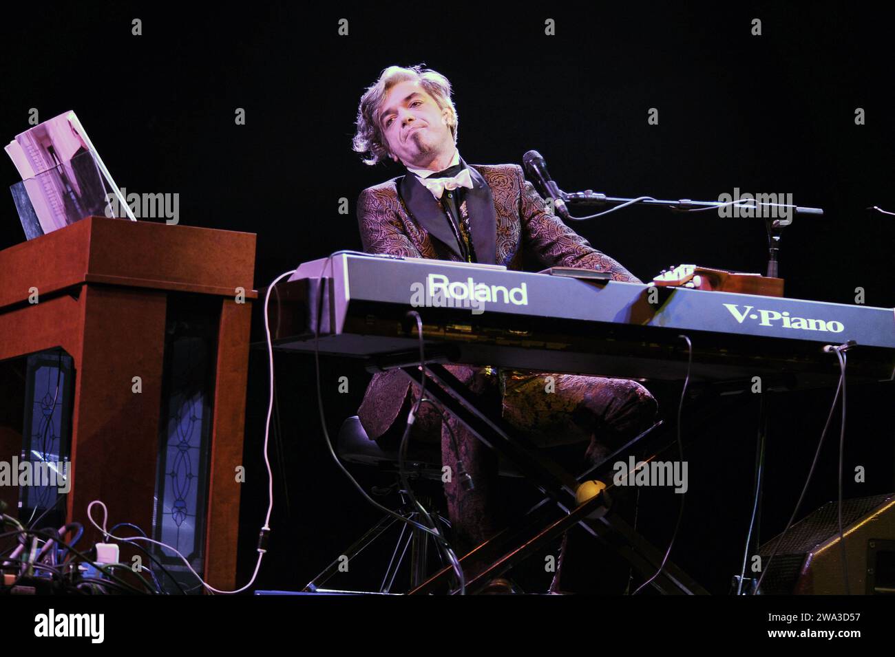 Milan Italy 2010-11-15: Morgan, Marco Castoldi, Italian singer, during ...