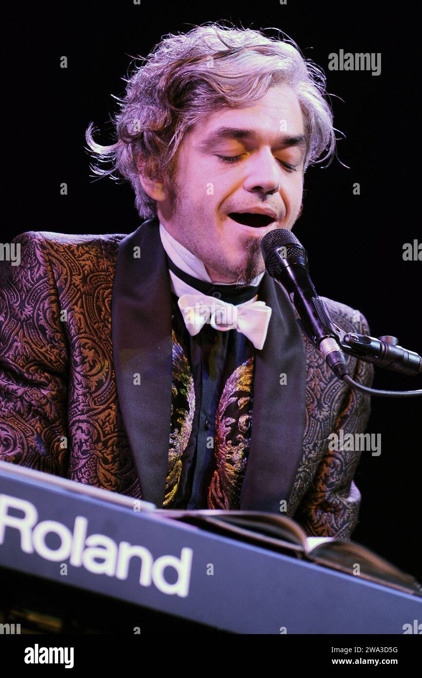 Milan Italy 2010-11-15: Morgan, Marco Castoldi, Italian singer, during ...