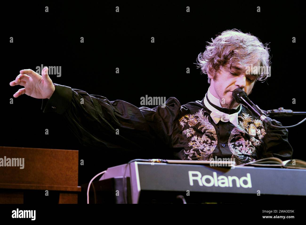 Milan Italy 2010-11-15: Morgan, Marco Castoldi, Italian singer, during ...