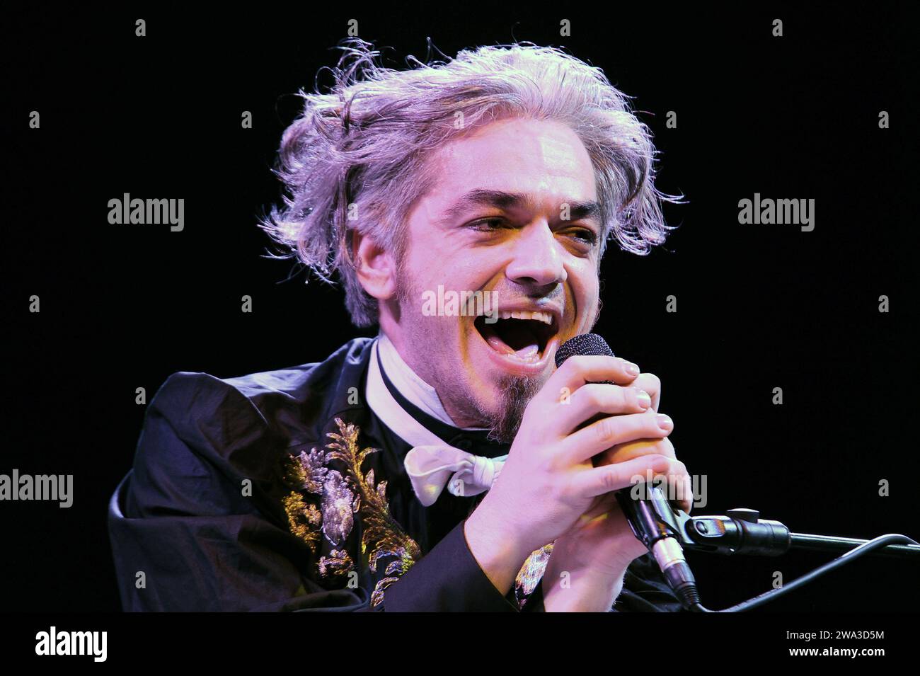 Milan Italy 2010-11-15: Morgan, Marco Castoldi, Italian singer, during ...