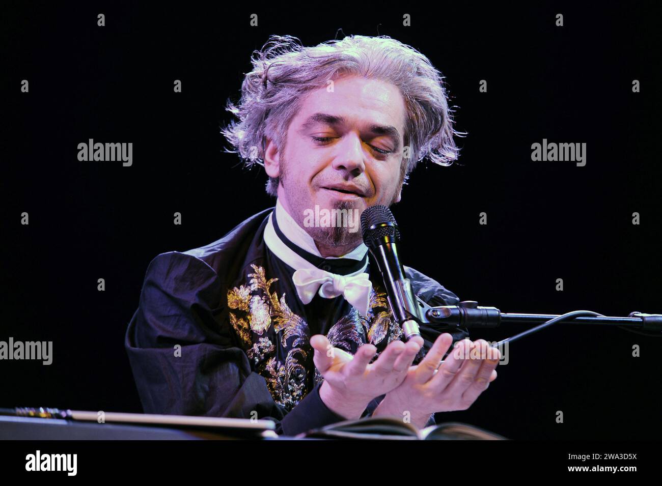 Milan Italy 2010-11-15: Morgan, Marco Castoldi, Italian singer, during ...