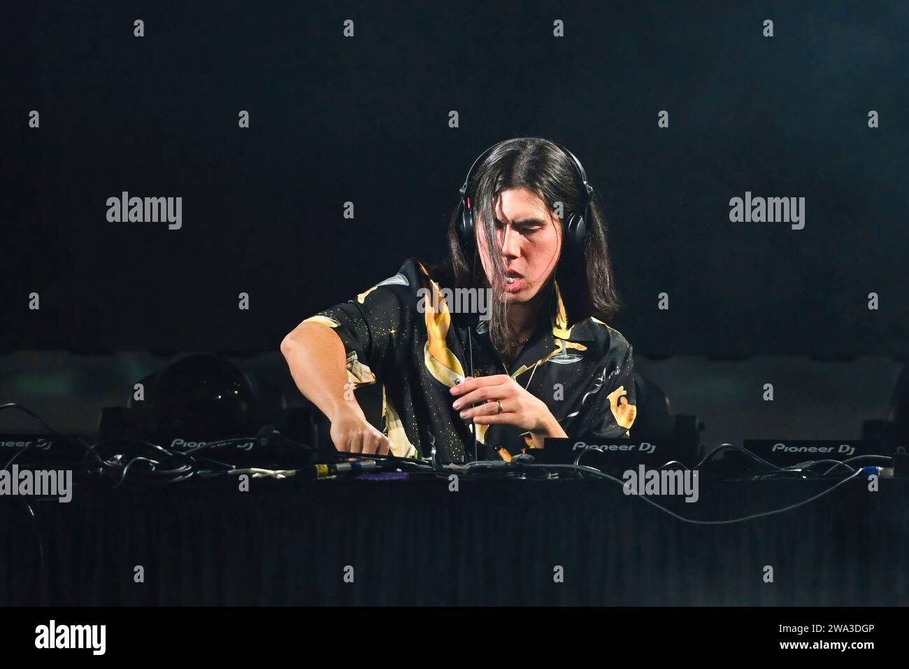 Gryffin performs during Fontainebleau's New Years Eve celebration on ...