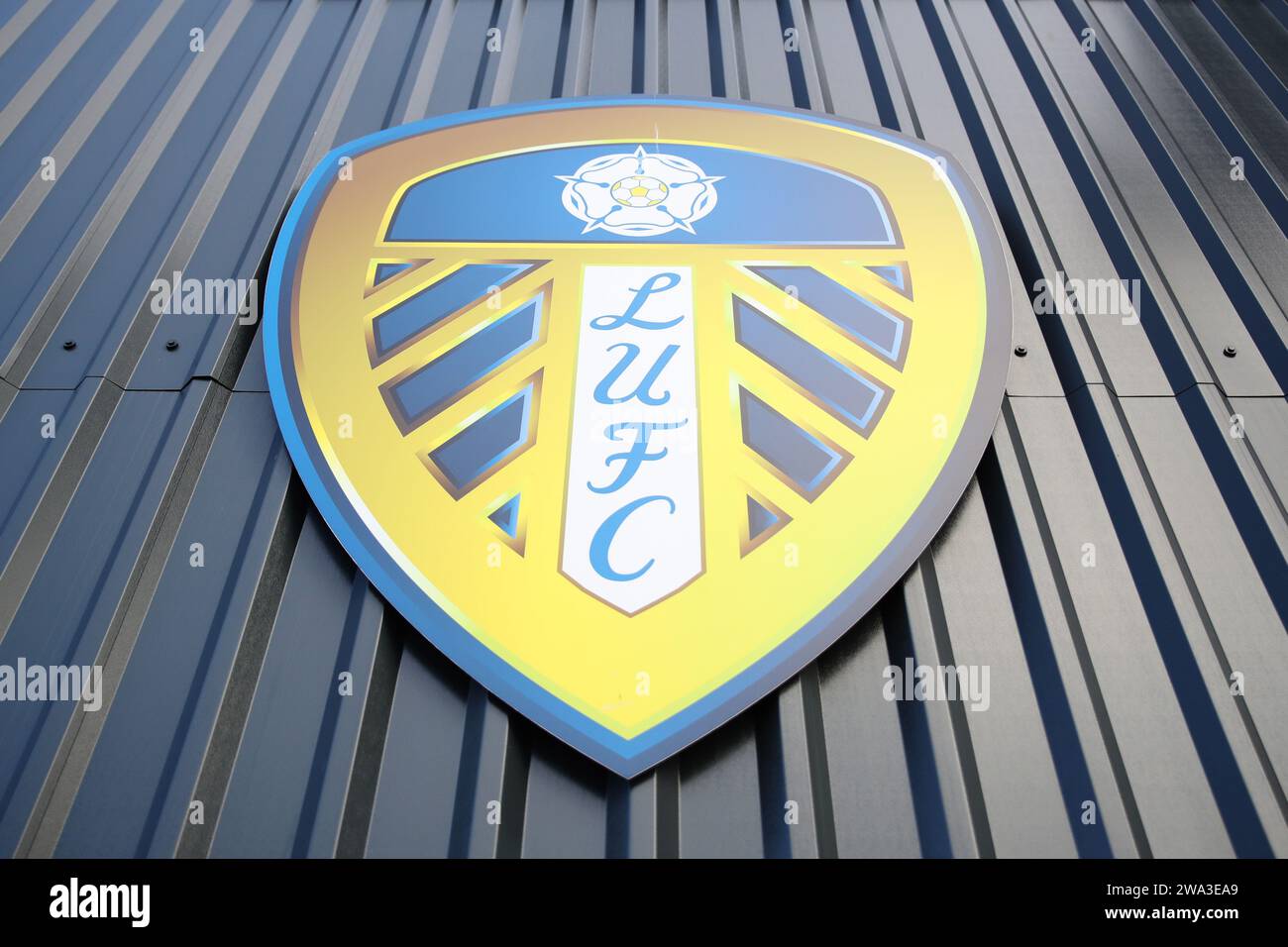 Leeds, UK. 1st Jan, 2024. General view outside the stadium prior to the ...