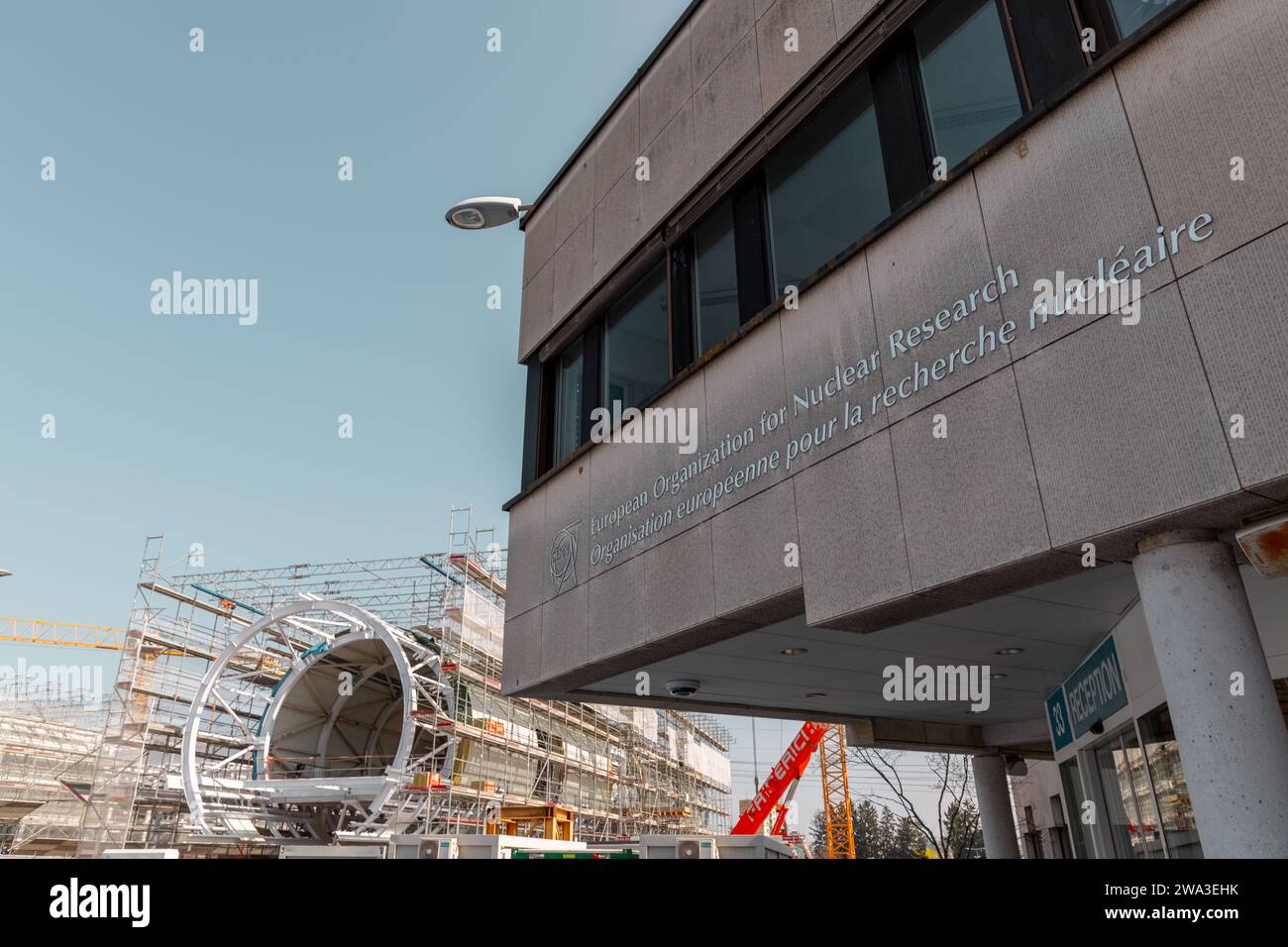 Geneva, Switzerland - 25 March 2022: The European Organization for ...