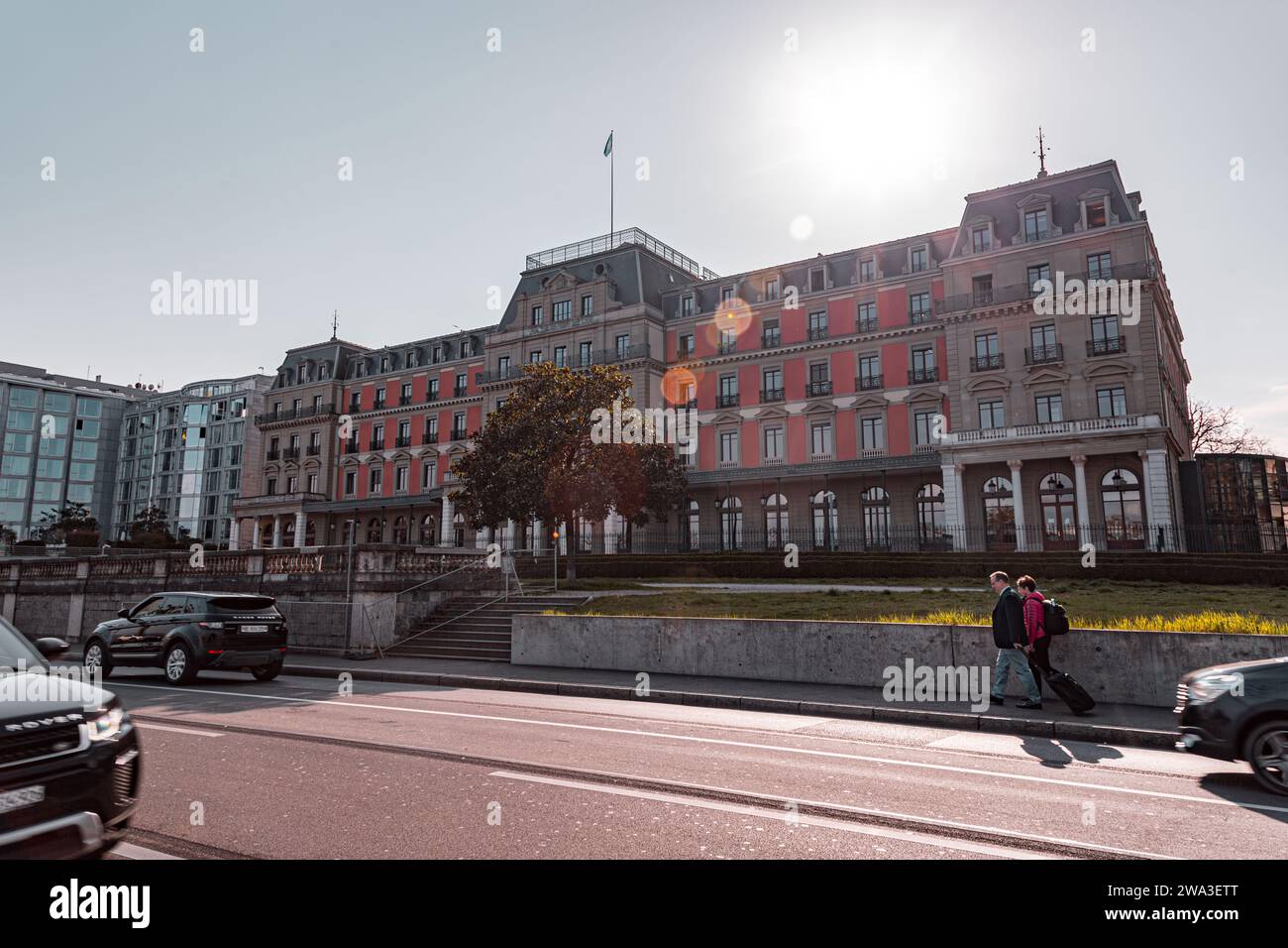 Geneva, Switzerland - 25 March 2022: The Palais Wilson is the current ...