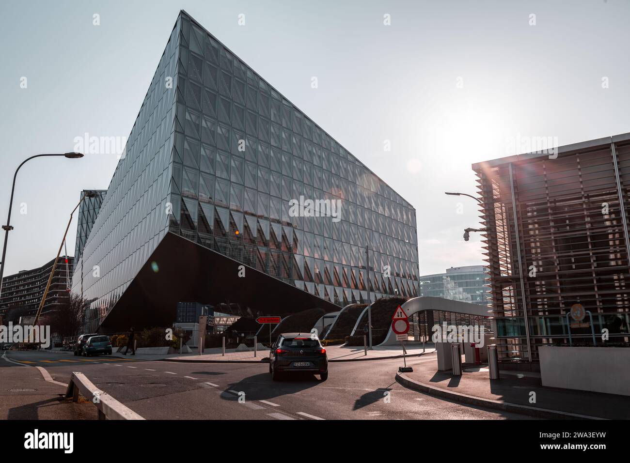 Geneva, Switzerland - 25 March 2022: Headquarters of JTI, Japan Tobacco ...