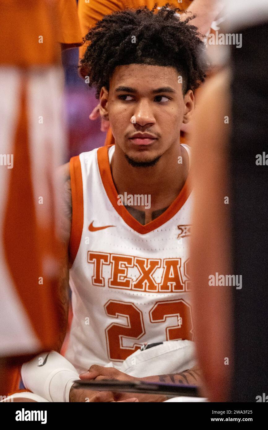 Texas, USA. 1st Jan, 2024. Dillon Mitchell #23 of the Texas Longhorns ...